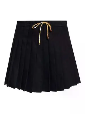 Versace Pleated A-line Skirt