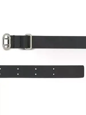 JIL SANDER Oval-buckle Leather Belt