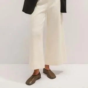 ME+EM Textured Ponte Crop Wide-leg Trousers