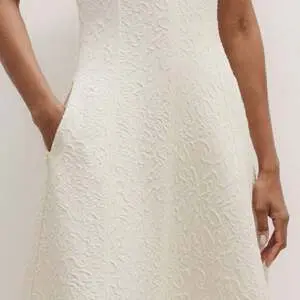 ME+EM Floral Jacquard Midi Dress