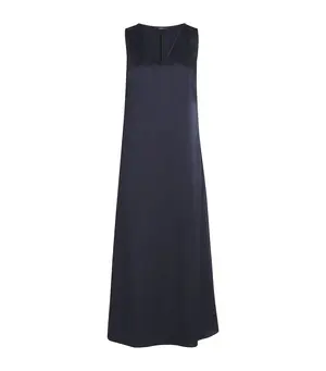 Max Mara Satin Maxi Dress