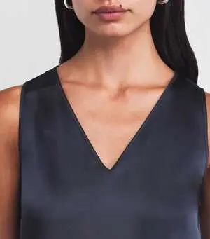 Max Mara Satin Maxi Dress