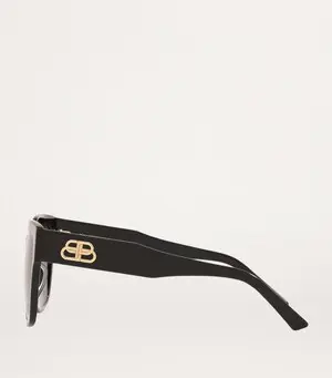 Balenciaga Acetate Sunglasses - Black