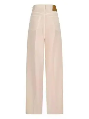 Destin Bethany Wide-leg Twill Trousers