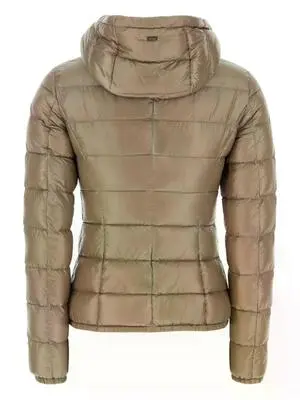 Herno Hooded Quilted Jacket - Brown