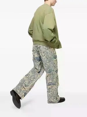Acne Studios Logo-print Zip-up Cardigan