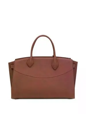 FERRAGAMO Large Studio Soft Tote Bag - Brown