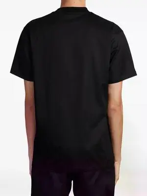 LOW BRAND Embroidered-motif T-shirt - Black