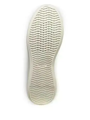 Geox Sunnetty Lace-up Platform Sneakers With Metallic Heel Detail