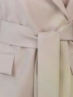Max Mara Belted Jacket With Notched Lapels