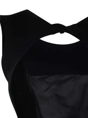 Rick Owens Cut-out Velvet Dress