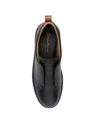 Santoni Leather Sneakers