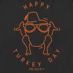 FRIENDS Happy Turkey Day Graphic T-shirt