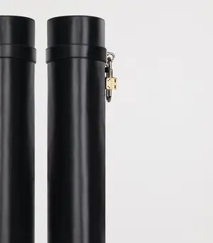Givenchy Leather Shark Lock Knee-high Boots 90