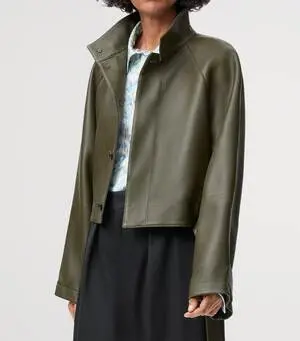 Loewe Cropped Lambskin Trench Coat