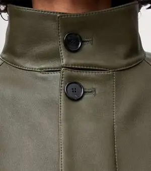Loewe Cropped Lambskin Trench Coat