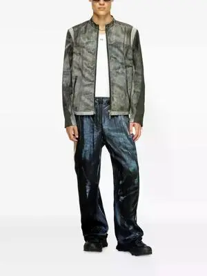 DIESEL Panelled Biker Jacket