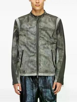 DIESEL Panelled Biker Jacket