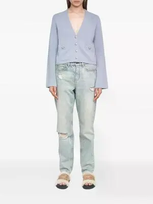 Zadig&Voltaire Cashmere Cardigan With Wide Sleeves