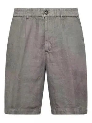 Brunello Cucinelli Pleated Linen Shorts