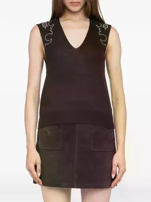 Zadig&Voltaire Embellished Sleeveless Top