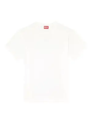 DIESEL® T-norm-int Embroidered-detail T-shirt - Neutrals
