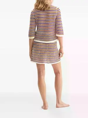ERES Knitted A-line Mini Skirt