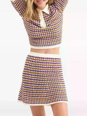 ERES Knitted A-line Mini Skirt