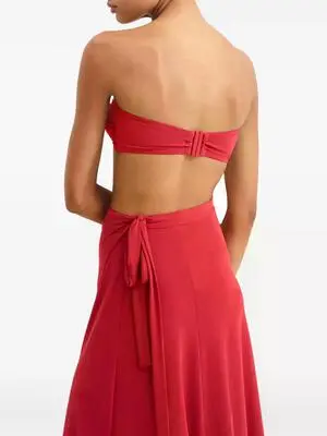 ERES Julieta Wrap-effect Beach Skirt - Red