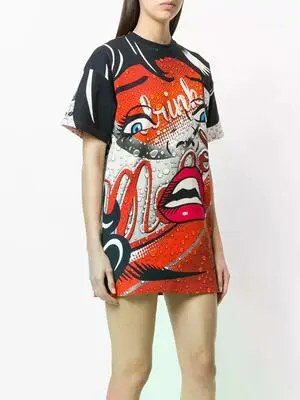 Moschino Coca Cola T-shirt Dress - Multicolour