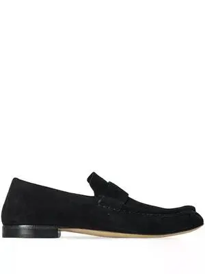 THE ROW Suede Loafers