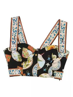 Farm Rio Bustier Top