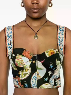 Farm Rio Bustier Top