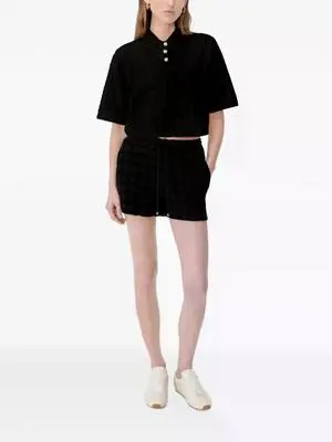 Amiri Textured-pattern Polo Shirt