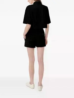 Amiri Textured-pattern Polo Shirt