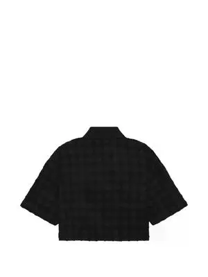 Amiri Textured-pattern Polo Shirt