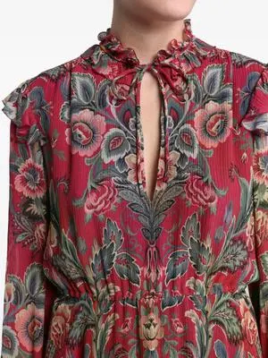 Etro Floral Print Mini Dress