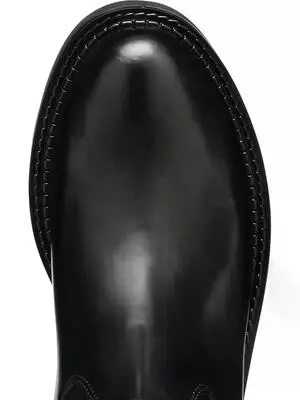 Geox Serilda Calf Leather Boots - Black