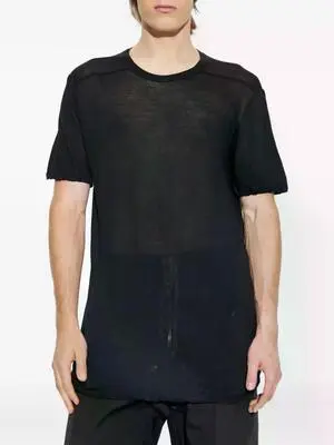 Rick Owens Cotton T-shirt - Black