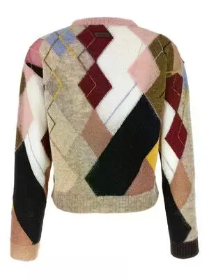 Moschino Diamond-pattern Sweater