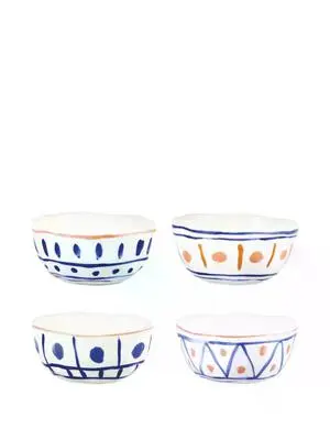 &K AMSTERDAM Lemon Moroccan Bowls - White