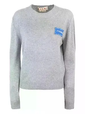 Marni Logo-patch Cashmere Sweater