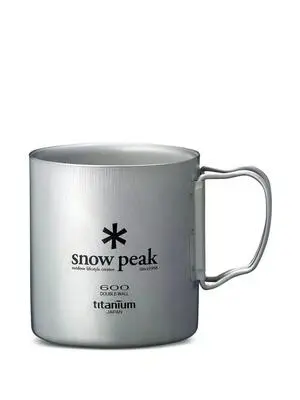 SNOW PEAK Ti-double Titanium Mug - Silver