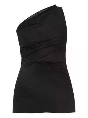 Rick Owens One-shoulder Top - Black