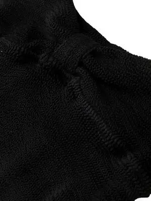 REINA OLGA Crinkle-effect One-piece Swimsuit