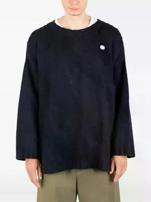 SOCIETE ANONYME Logo-patch Wide-sleeve Sweater