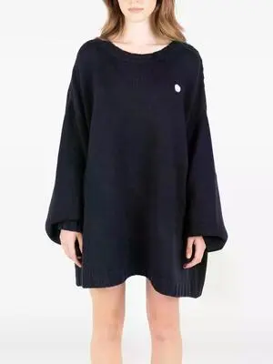 SOCIETE ANONYME Logo-patch Wide-sleeve Sweater