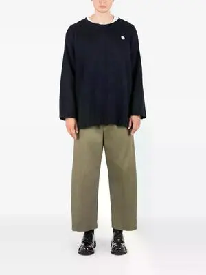 SOCIETE ANONYME Logo-patch Wide-sleeve Sweater