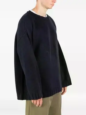 SOCIETE ANONYME Logo-patch Wide-sleeve Sweater