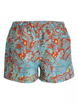 Paul Smith Chalet Printed Drawstring Shorts